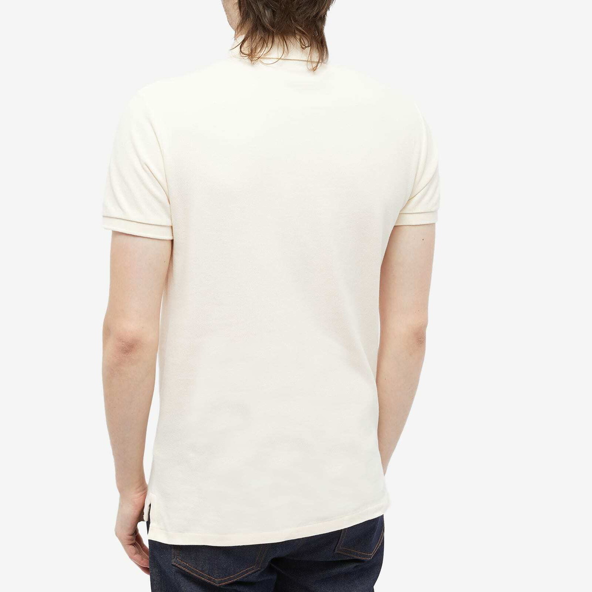 Polo Ralph Lauren Men's Slim Fit Polo Shirt in Guide Cream Polo Ralph ...