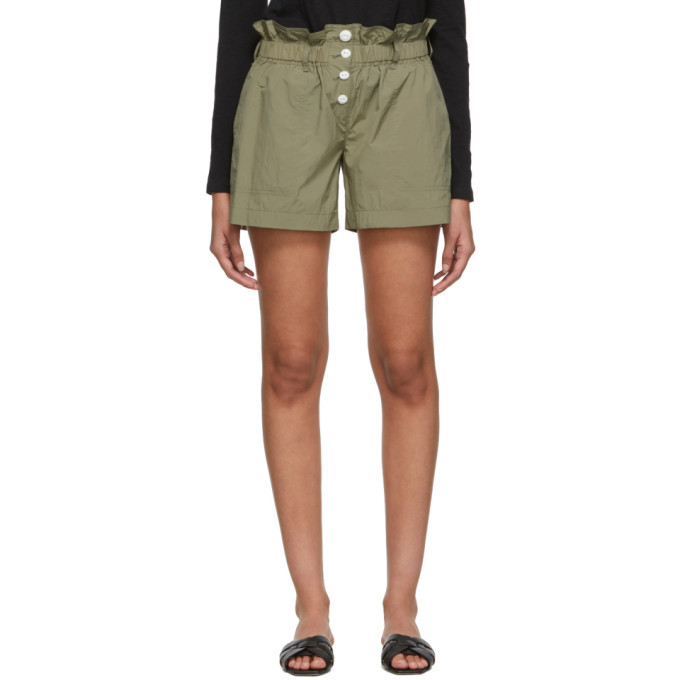 rag and bone Green Glenn Shorts Rag and Bone