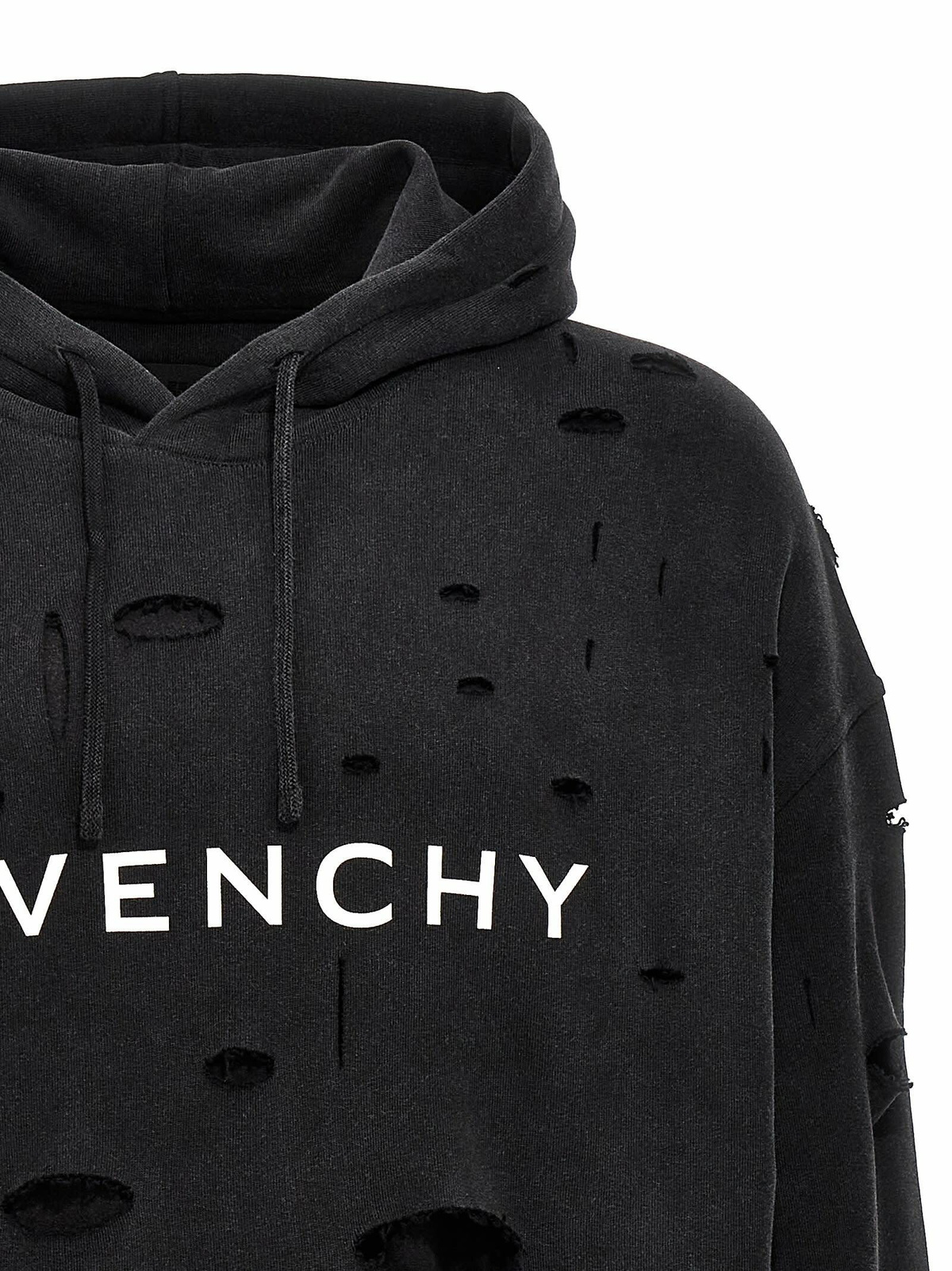 Givenchy Logo Hole Hoodie Givenchy