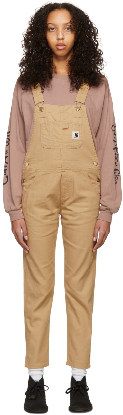 Carhartt Work In Progress Beige Bib Overalls Carhartt WIP