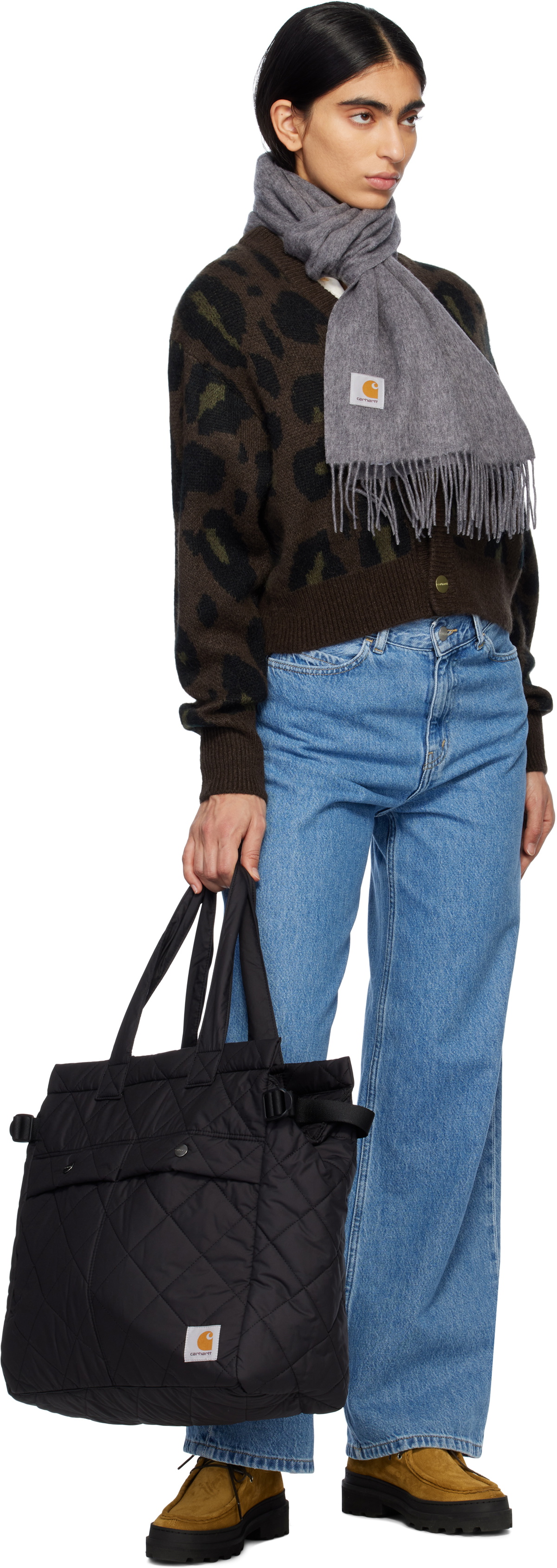 Carhartt Work In Progress Gray Crew Scarf Carhartt WIP