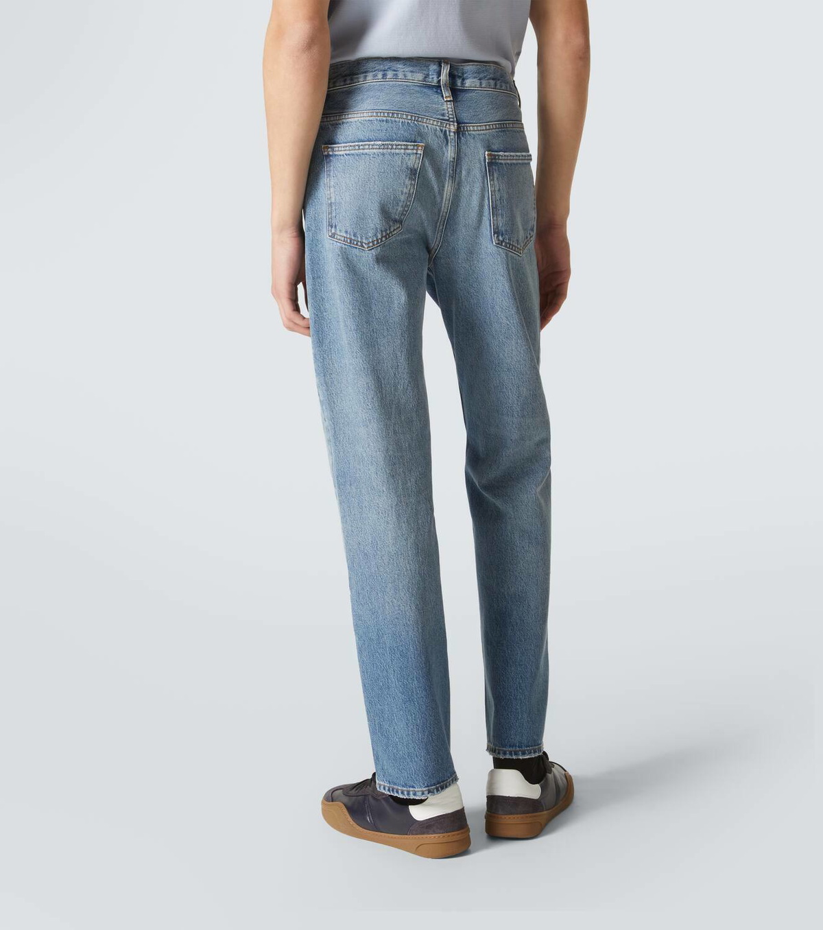 Frame Boxy Jean faded straight jeans Frame Denim