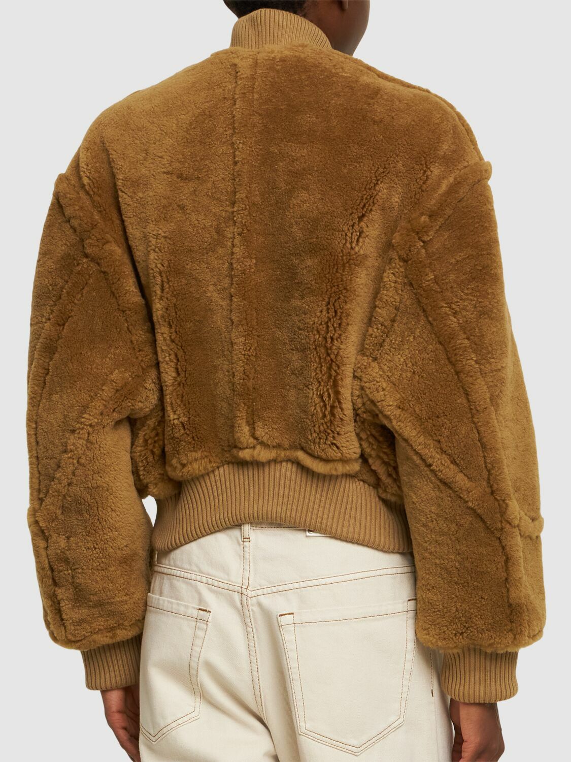JACQUEMUS - Le Blouson Pilou Lamb Fur Jacket Jacquemus