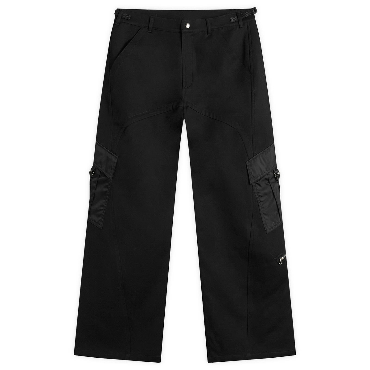 Casablanca Men's Cotton Cargo Trouser in Black Casablanca