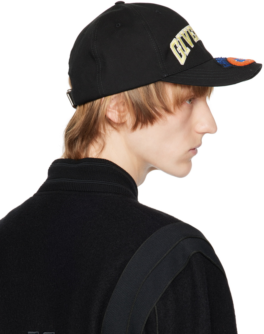 Givenchy Black Embroidered Cap Givenchy