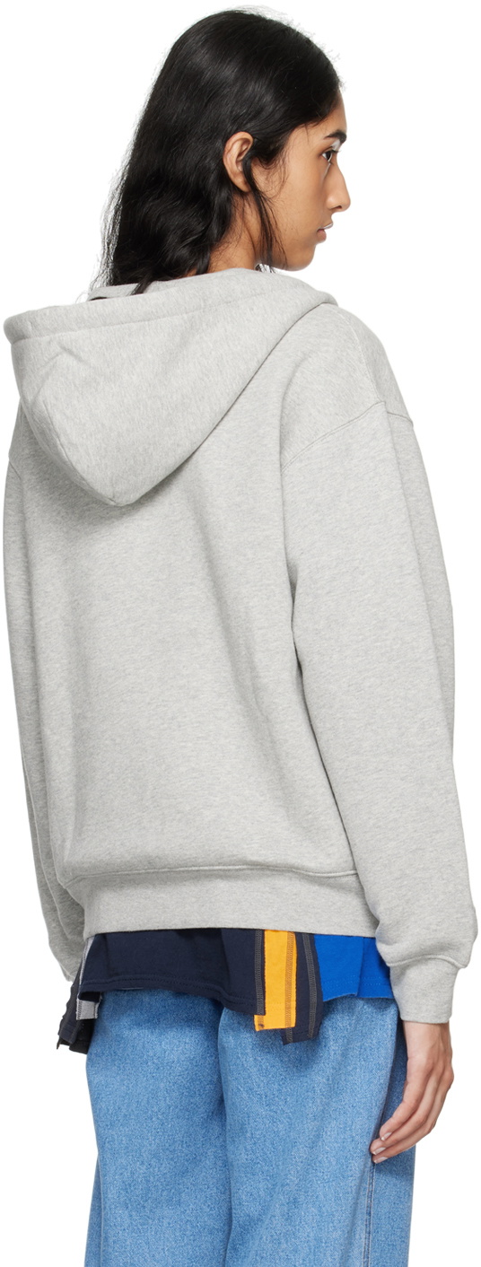 Dime Gray Cursive Hoodie Dime