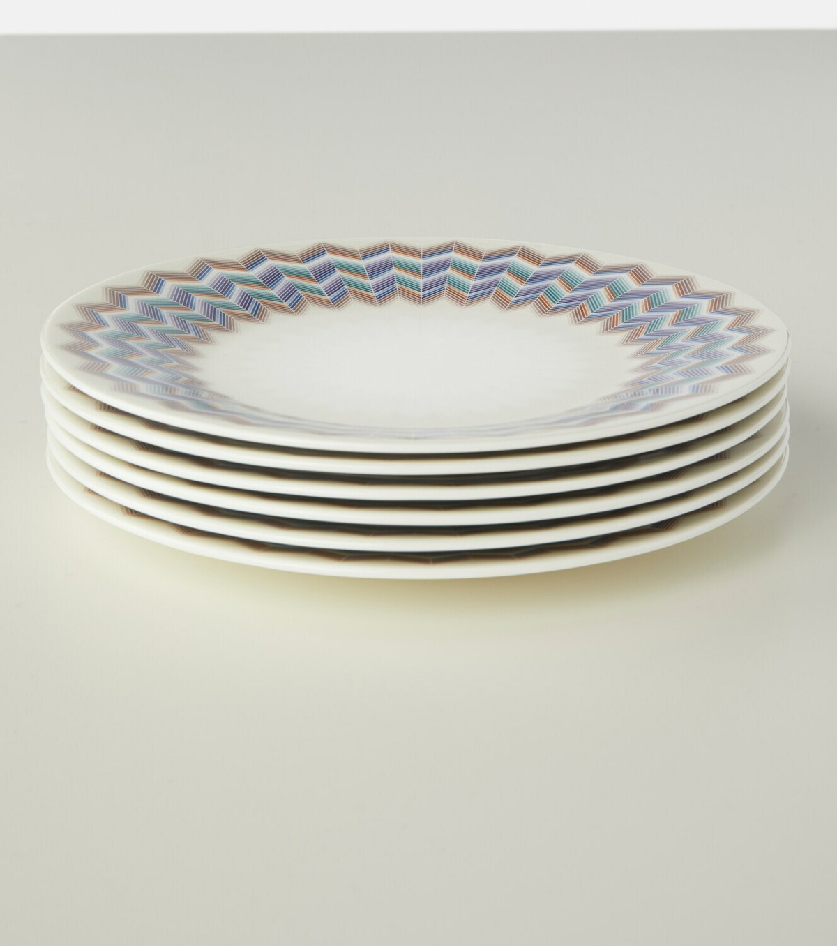 Missoni - Zig Zag Jarris set of 6 dessert plates Missoni Missoni - Zig Zag Jarris set of 6 dessert plates Missoni