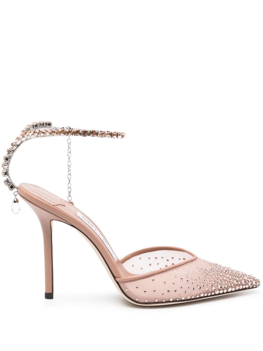JIMMY CHOO - Saeda 100 Crystal Embellished Pumps Jimmy Choo
