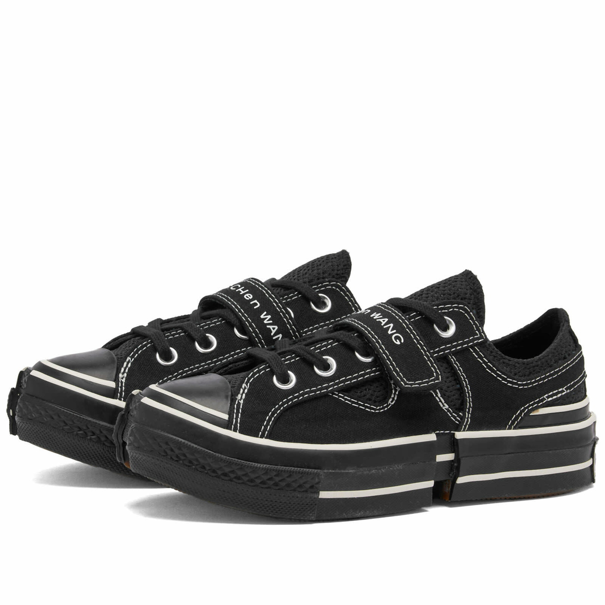 Converse x Feng Chen Wang Chuck 70 2-In-1 Ox Sneakers in Black/Egret ...