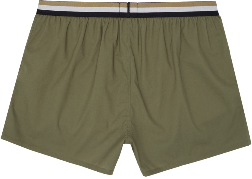 BOSS Two-Pack Khaki & Black Boxers BOSS