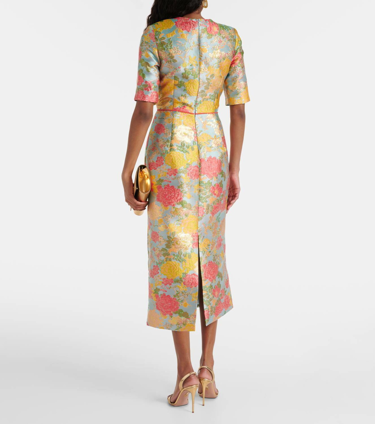 Markarian Gladys floral jacquard midi dress Markarian