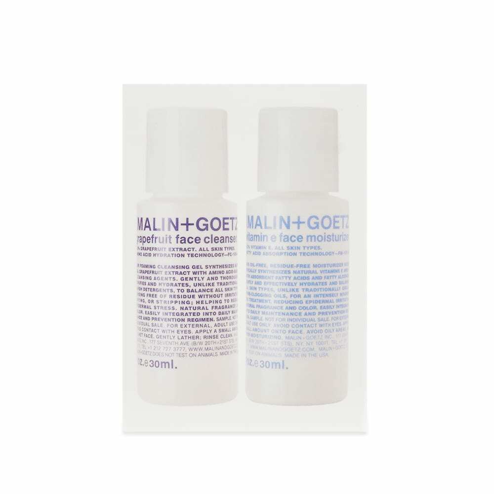 Malin + Goetz Face Essentials Duo in 2 x 30ml Malin + Goetz