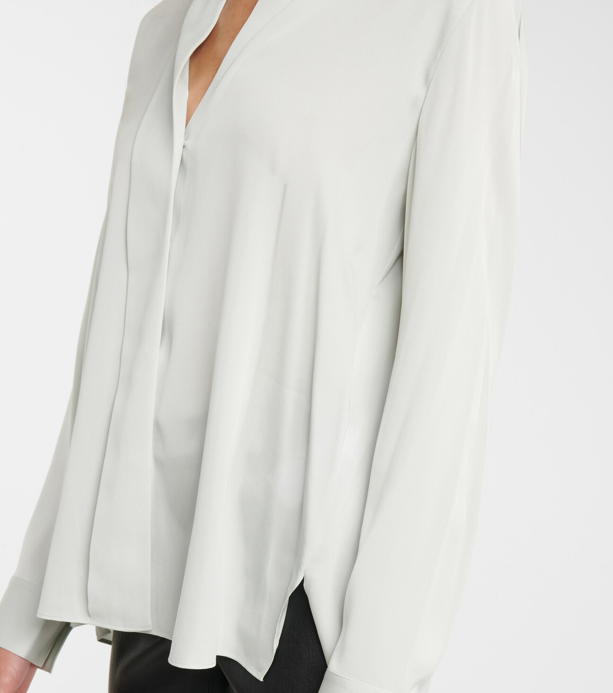 Vince - Stretch-silk satin blouse Vince