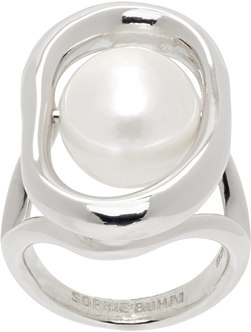 Sophie Buhai Silver Pearl Orb Ring Sophie Buhai