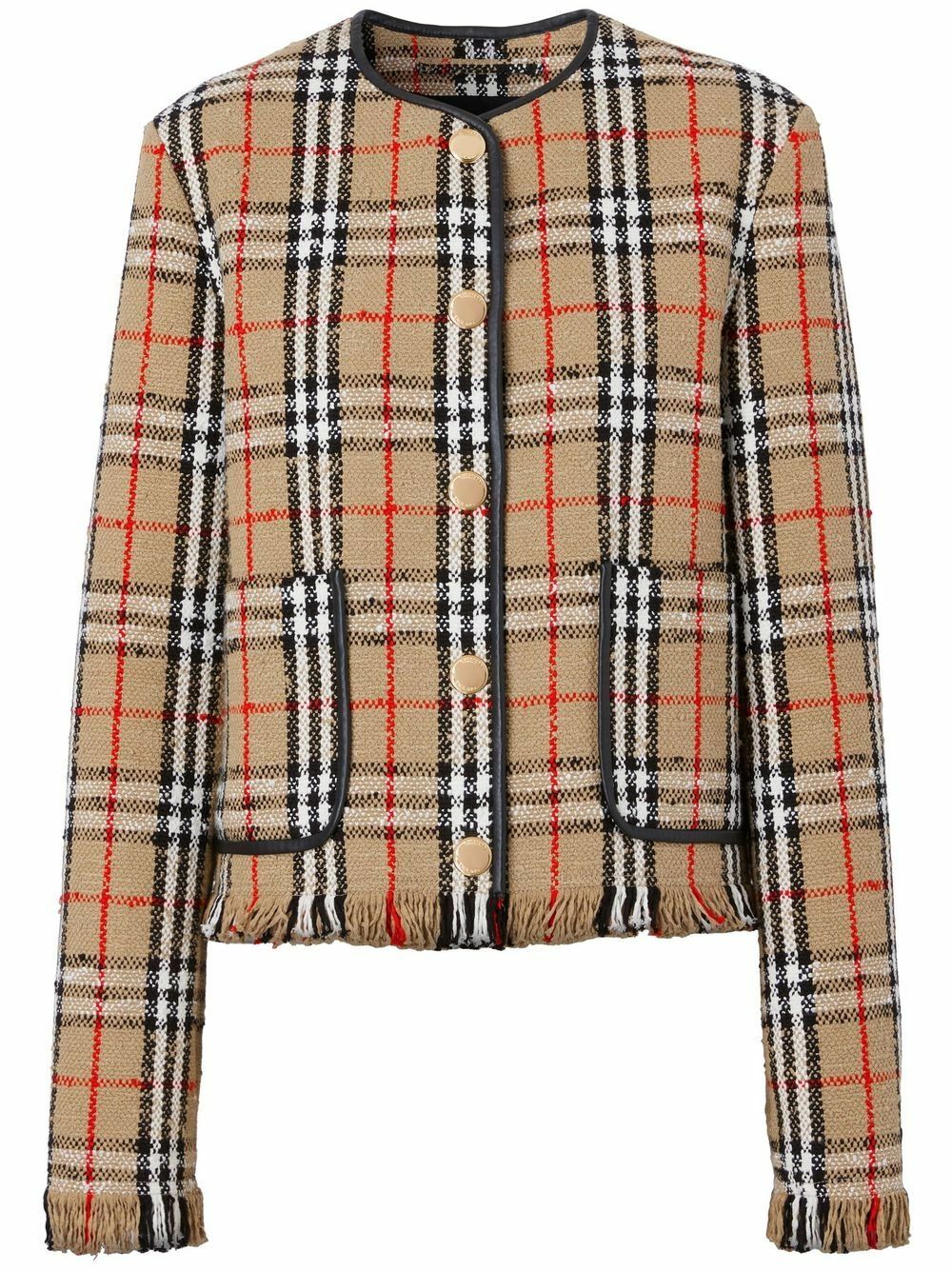 BURBERRY - Checl Motif Jacket Burberry