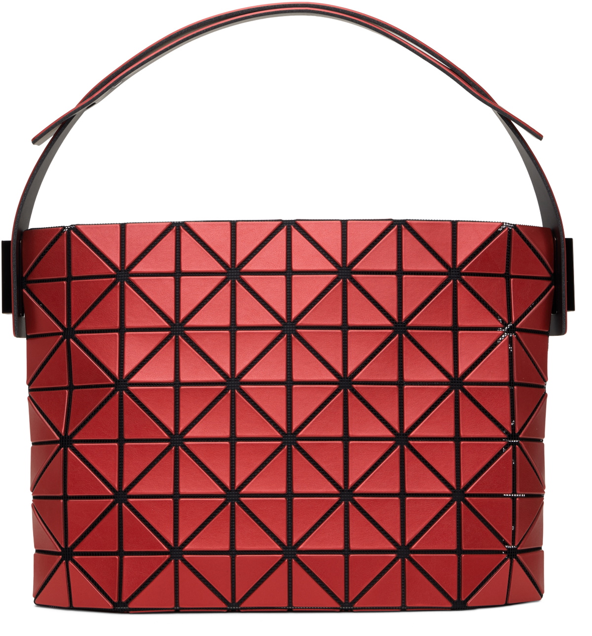 BAO BAO ISSEY MIYAKE Red Baguette Metallic Bag Bao Bao Issey Miyake