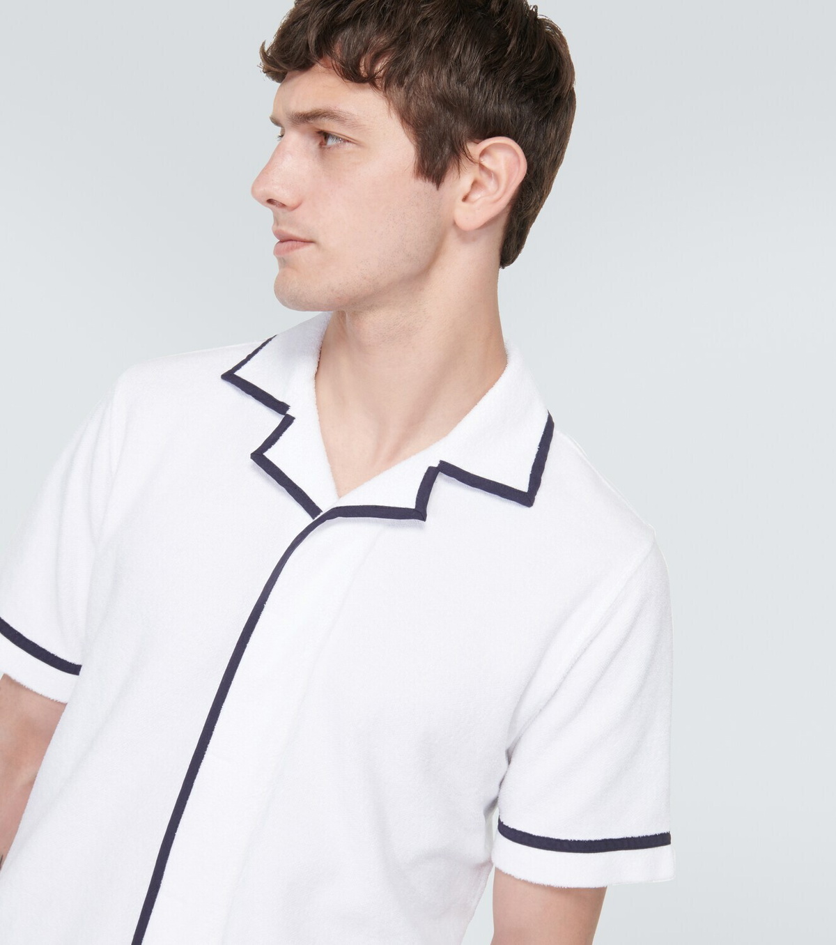 Orlebar Brown Griffith cotton terry shirt Orlebar Brown