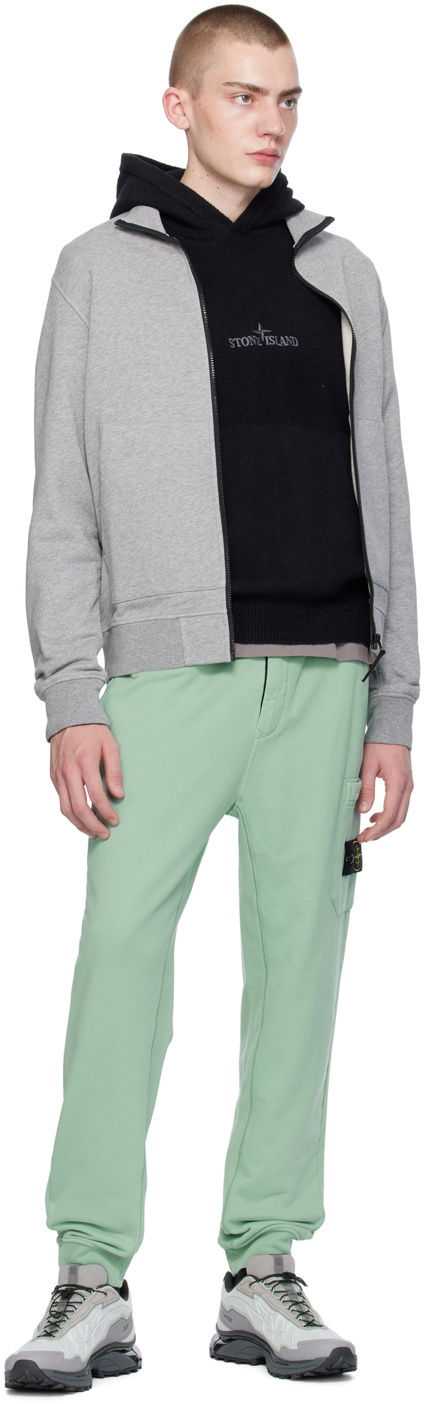 Stone Island Gray Patch Sweater Stone Island
