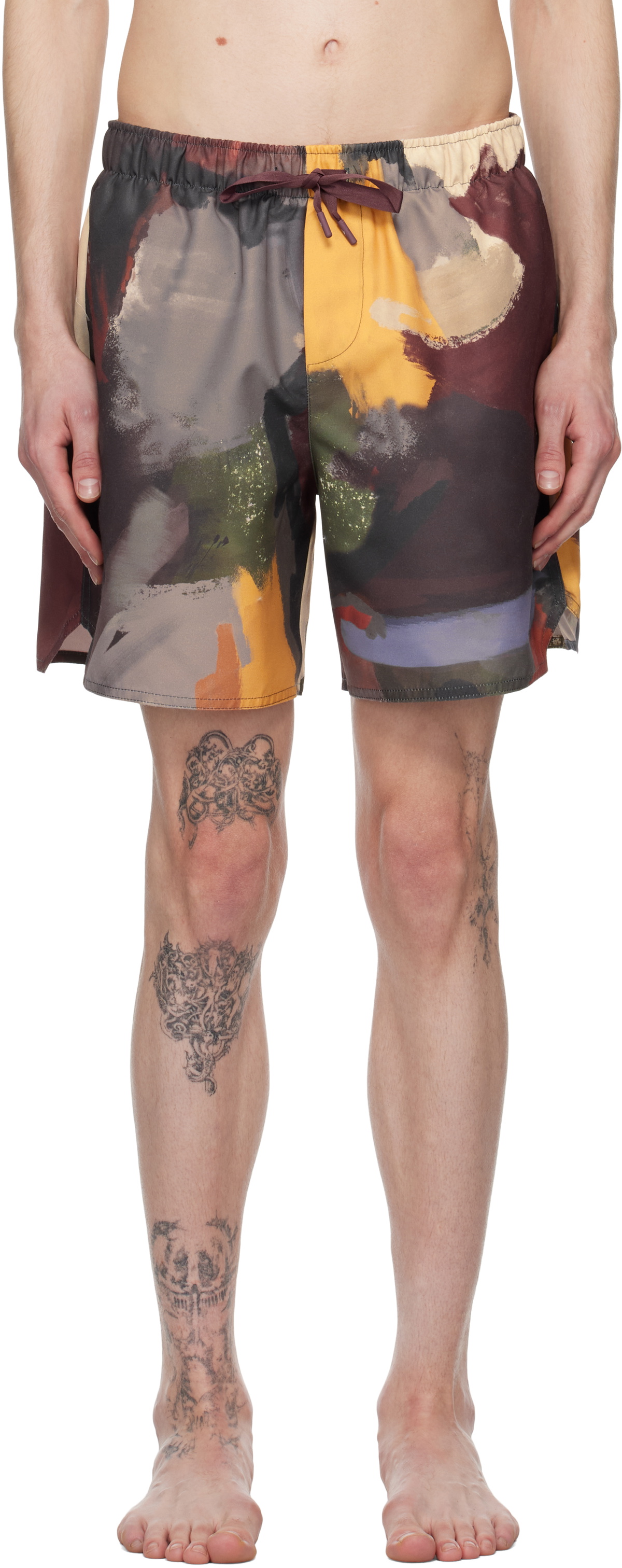 JW Anderson Multicolor Abstract' Printed Swim Shorts JW Anderson