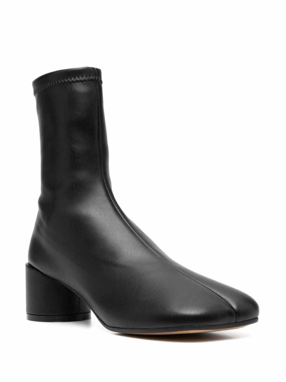 MM6 MAISON MARGIELA - Leather Ankle Boots MM6 Maison Margiela
