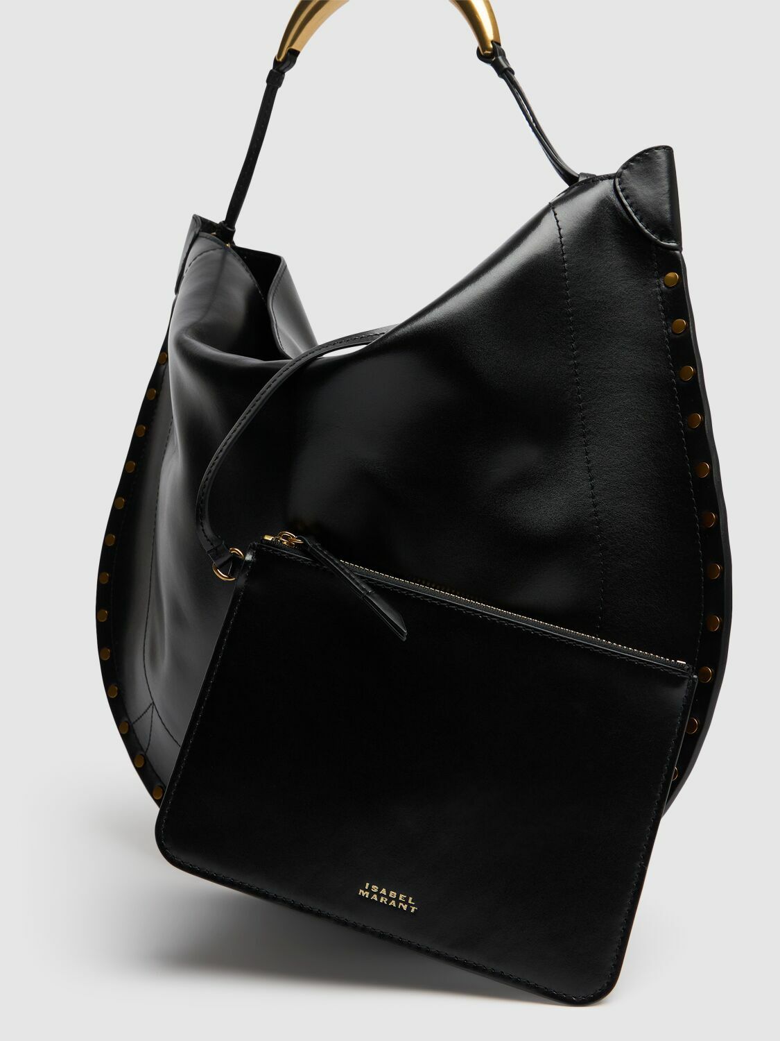 ISABEL MARANT Oskan Hobo Soft Leather Tote Bag Isabel Marant