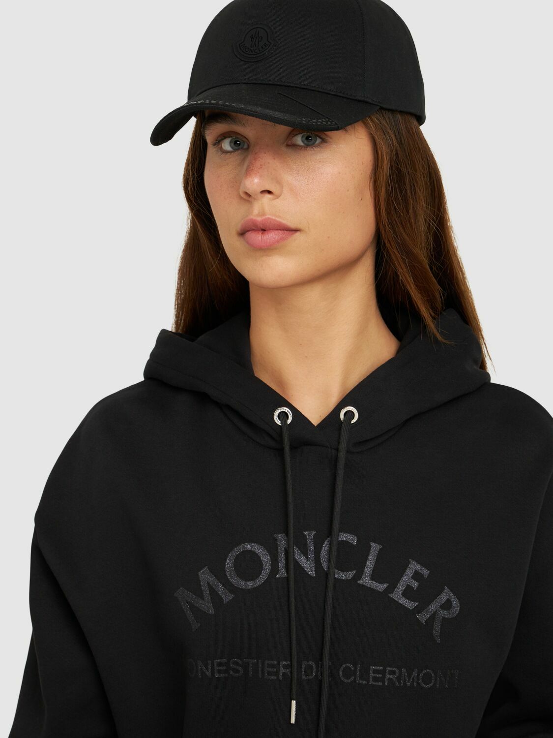 MONCLER - Cotton Gabardine Baseball Cap Moncler