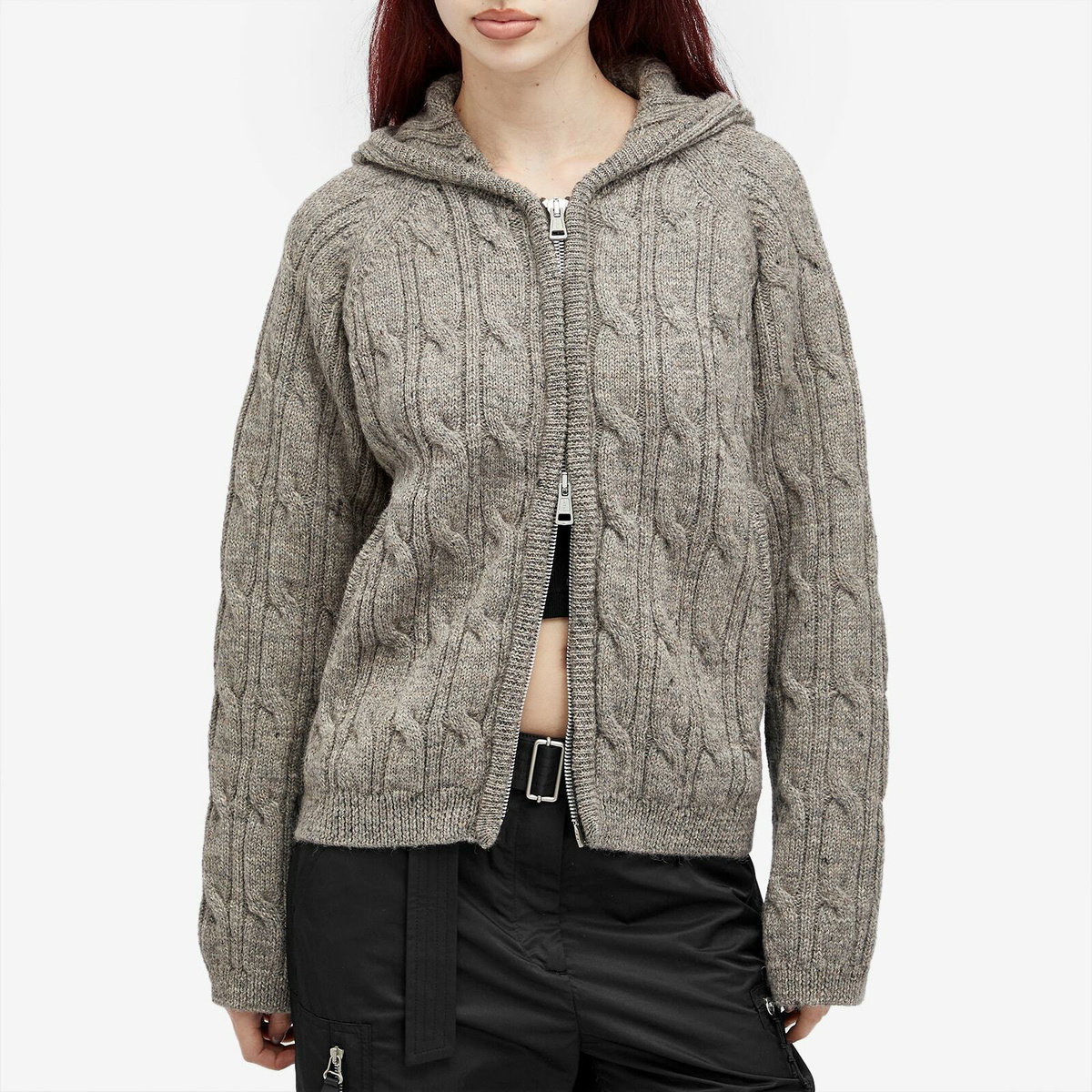 Our Legacy Women's Level Hood in Stable Melange Isels Wool Our Legacy