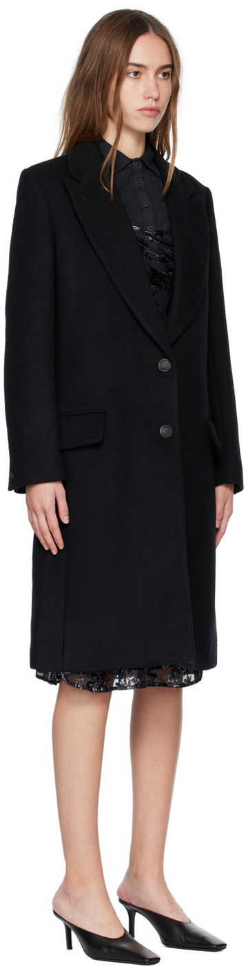 rag & bone Black Wooster Coat Rag and Bone
