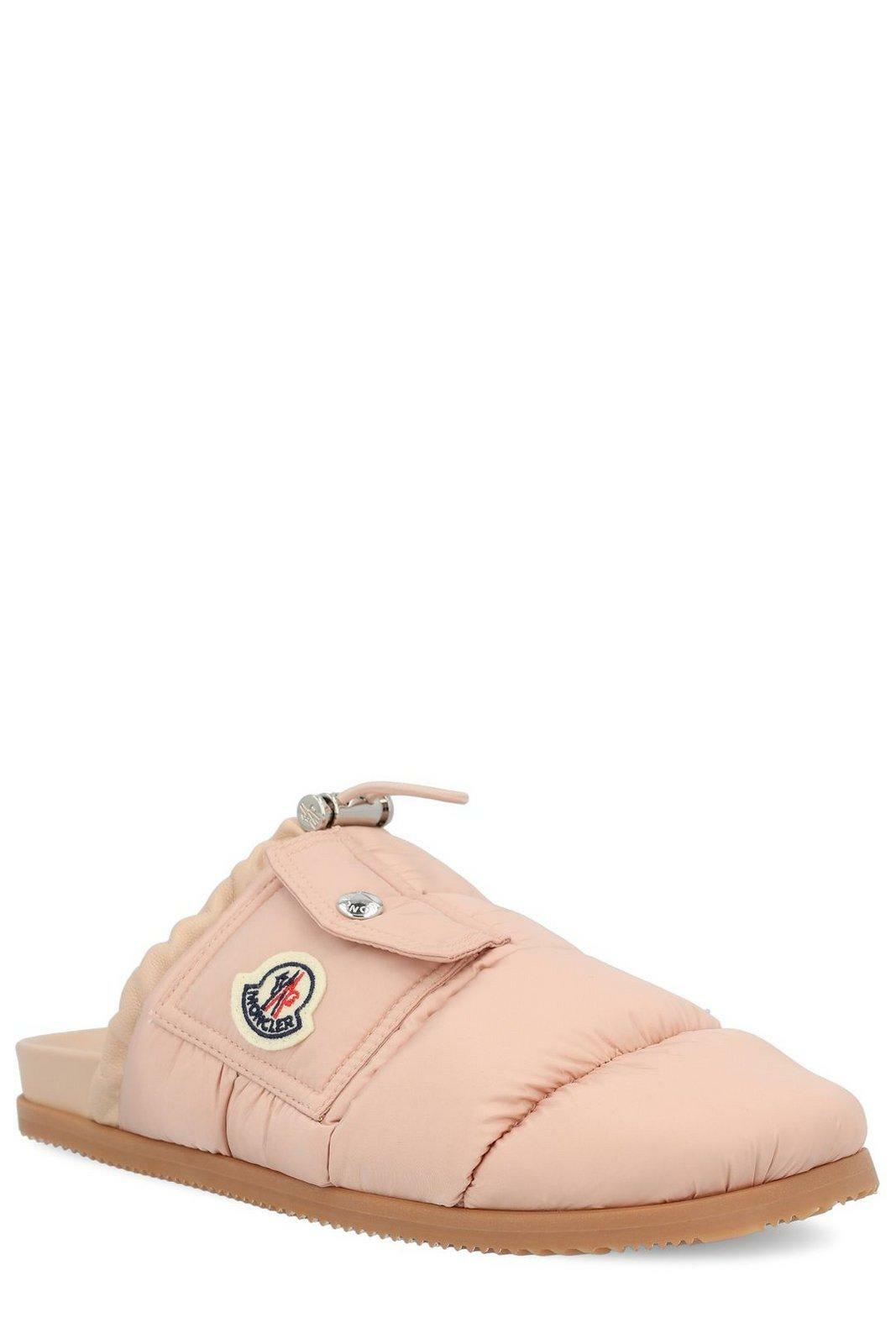 Moncler Logo Patch Padded Slippers Moncler