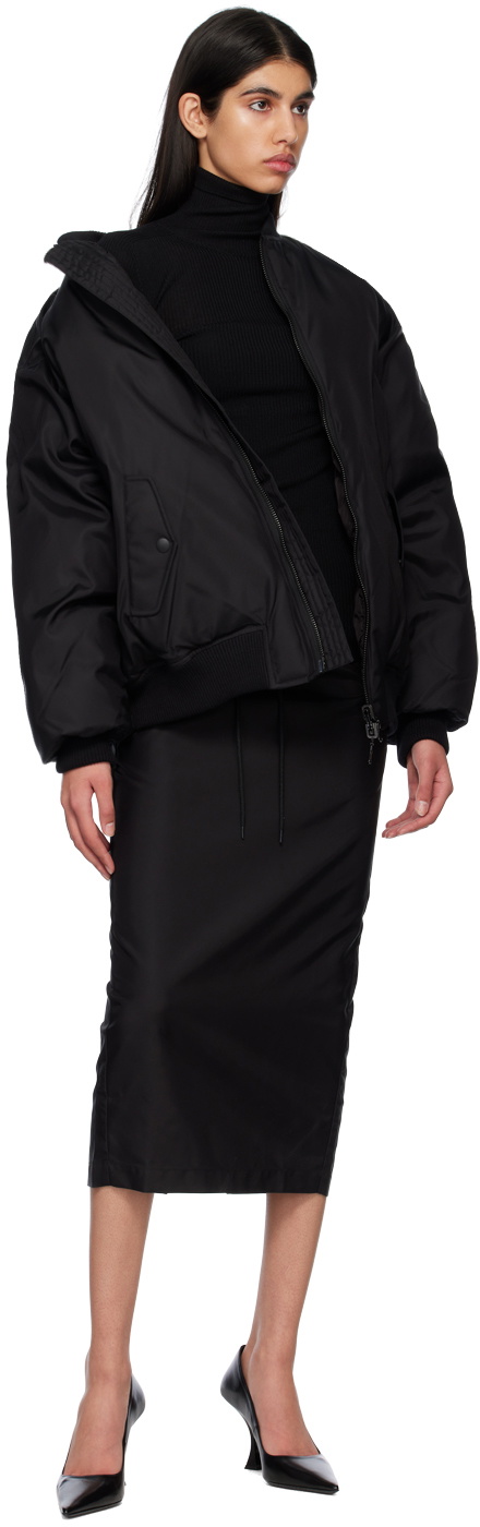 WARDROBE.NYC Black Oversized Reversible Down Jacket WARDROBE.NYC