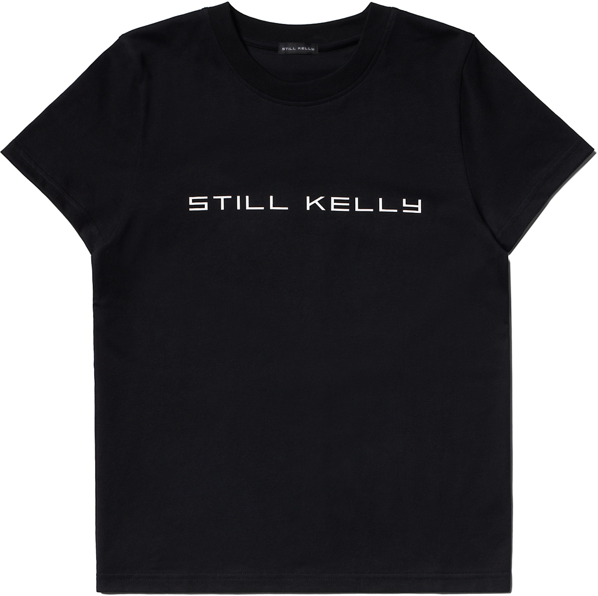 Still Kelly Black Tiny Fit Logo T-Shirt Still Kelly