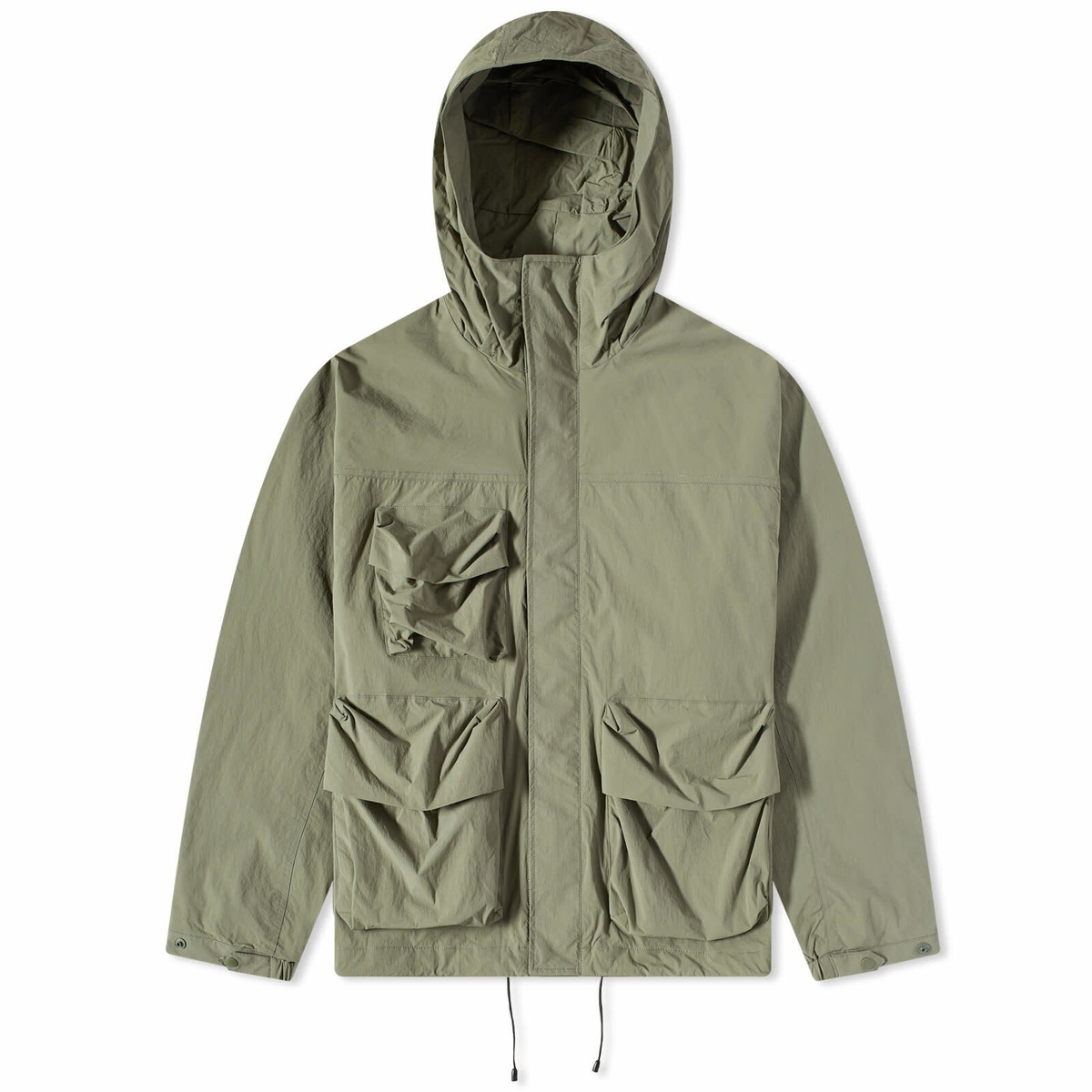 Uniform Bridge Men's M70 Hood Parka Jacket in Green Uniform Bridge