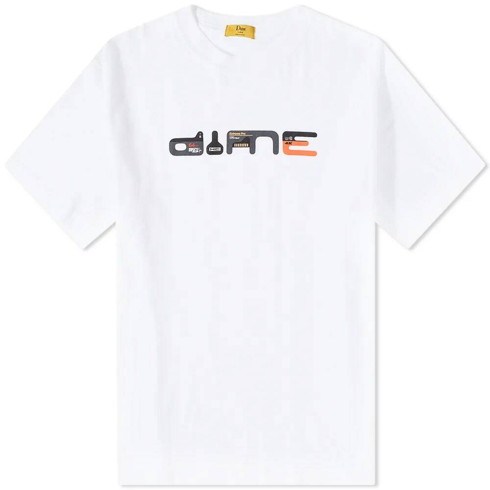 Dime Men's Micro T-Shirt in White Dime