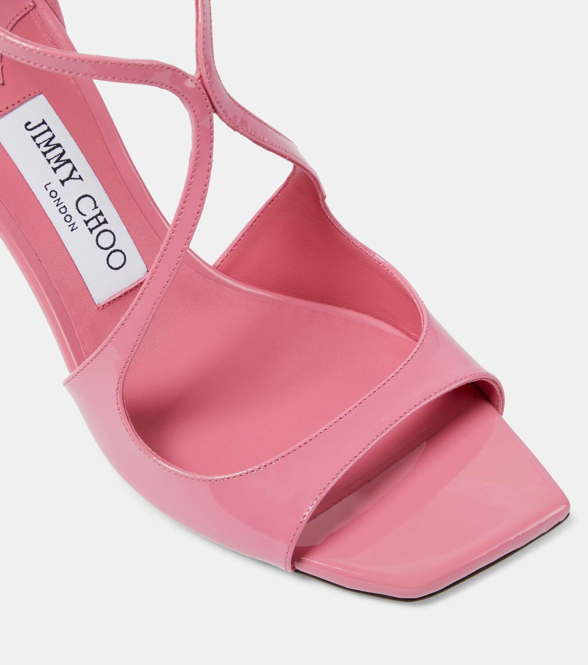 Jimmy Choo Azia 75 crystal-embellished leather sandals Jimmy Jimmy Choo Azia 75 crystal-embellished leather sandals Jimmy