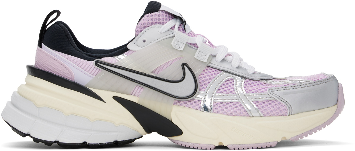 Nike Purple & Silver V2K Run Sneakers Nike