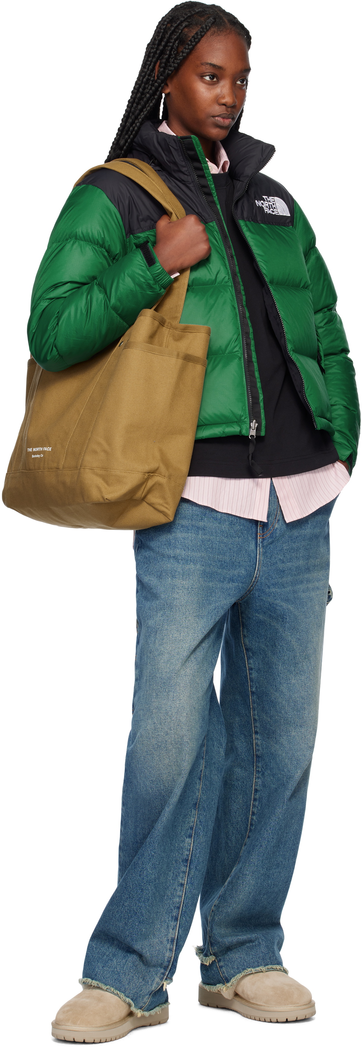 The North Face Brown Circular Cotton Tote The North Face