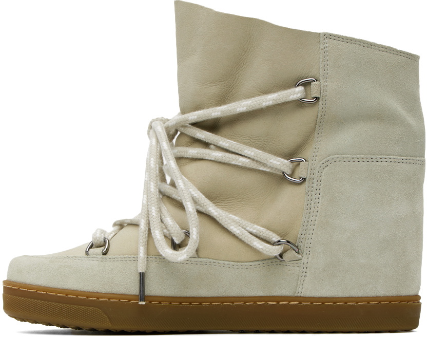 Isabel Marant Beige Nowles Boots Isabel Marant