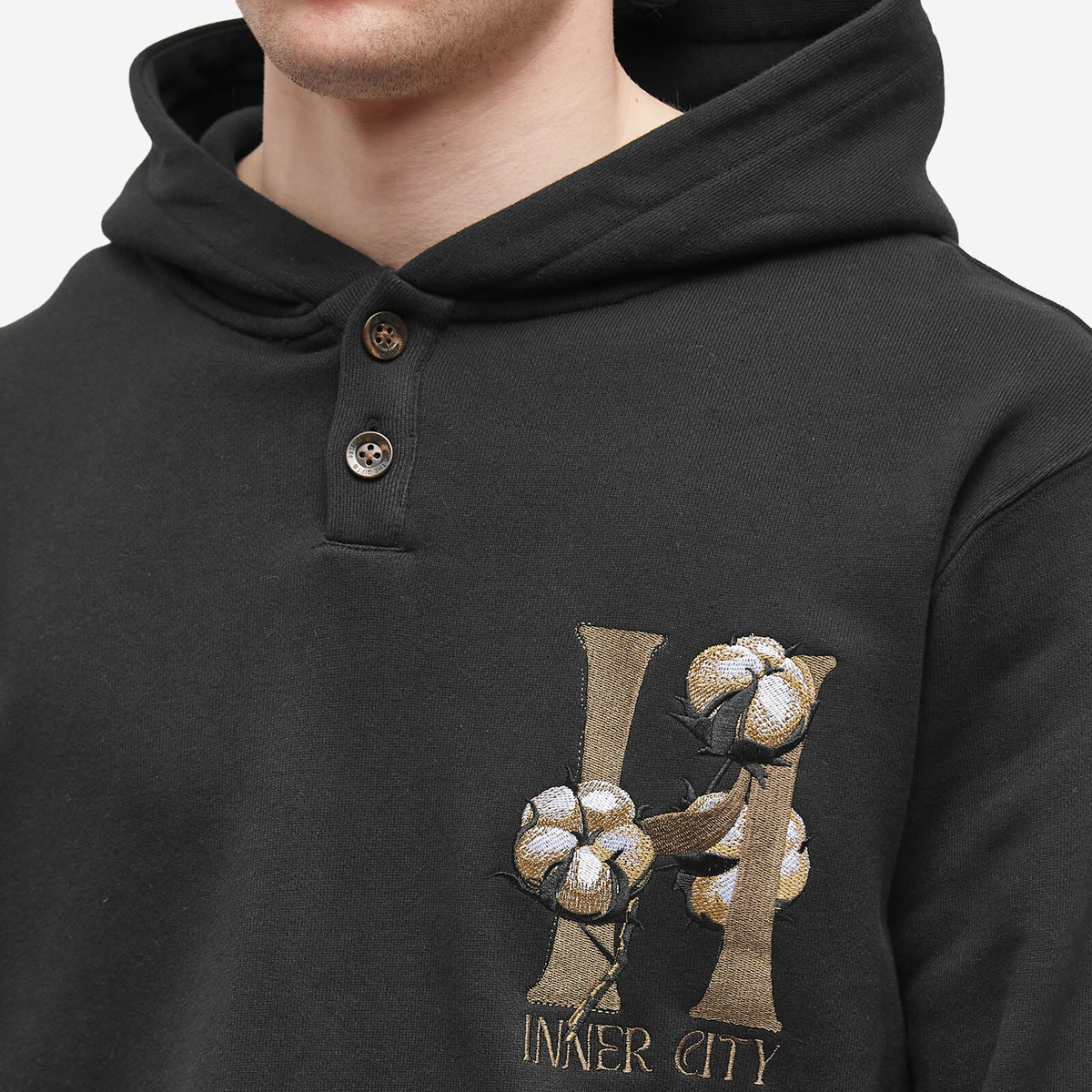 Honor the Gift Men's Popover Hoodie in Black Honor the Gift
