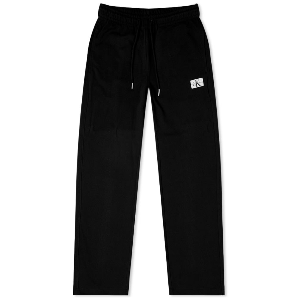 Calvin Klein Women's Wide Leg Sweat Pant in Ck Black Calvin Klein