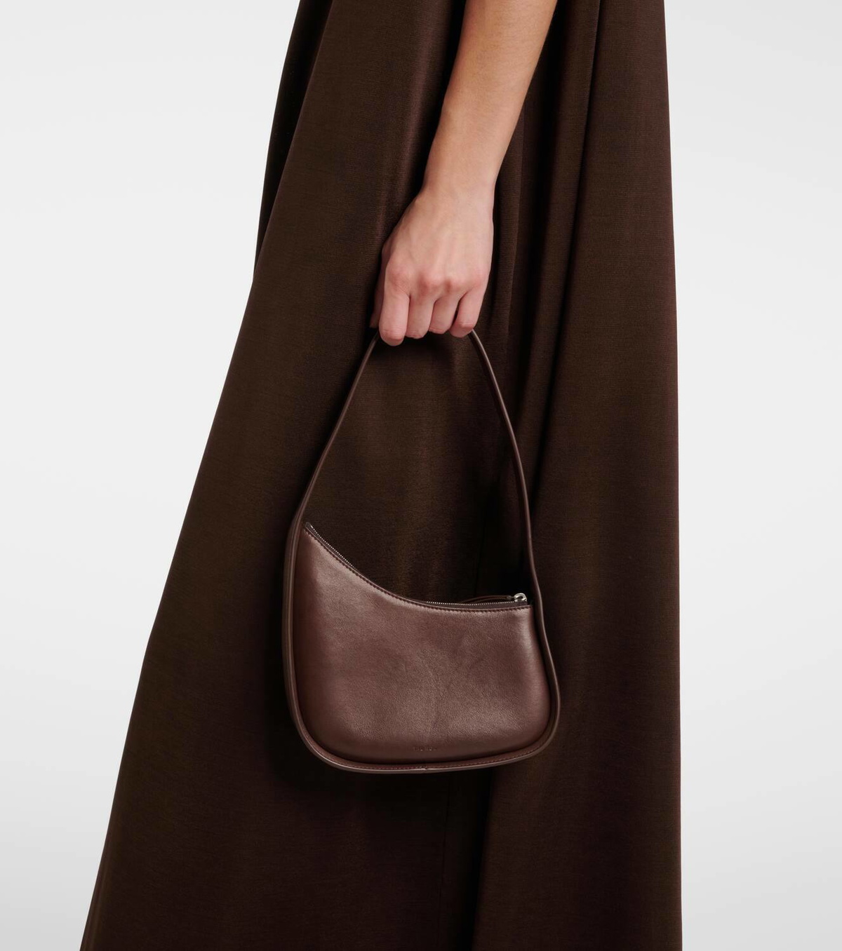 The Row Half Moon leather shoulder bag The Row