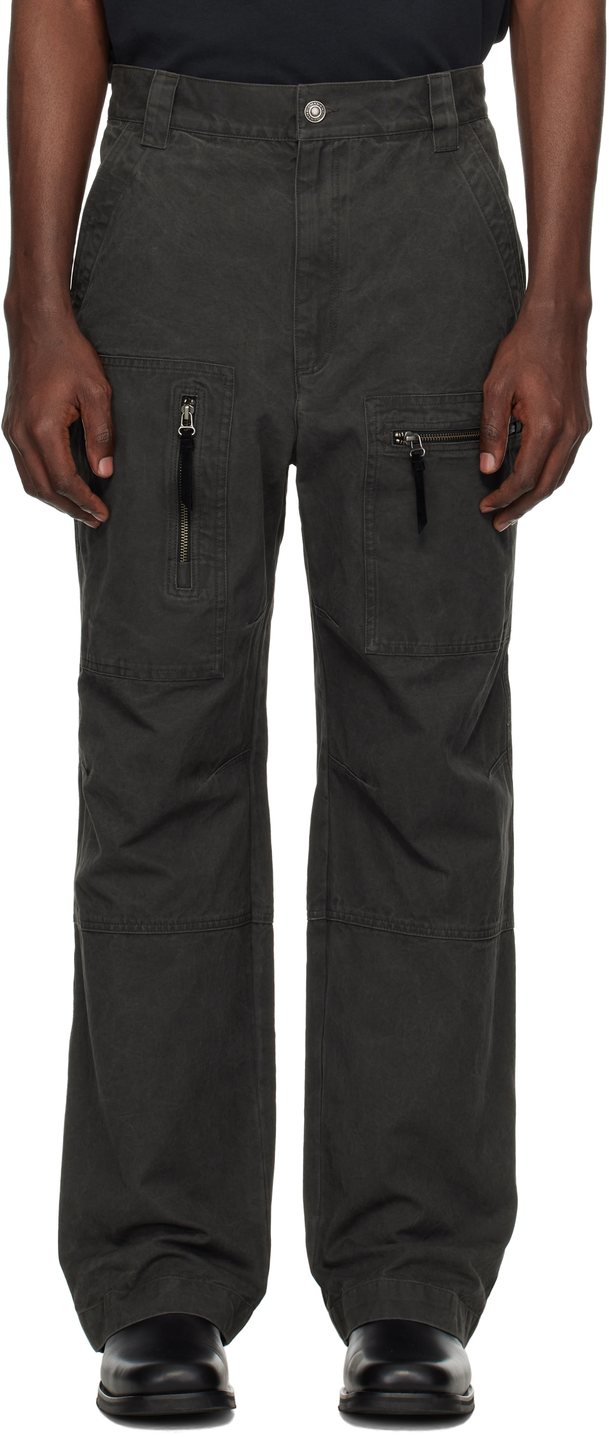 Isabel Marant Black Kleber Cargo Pants Isabel Marant