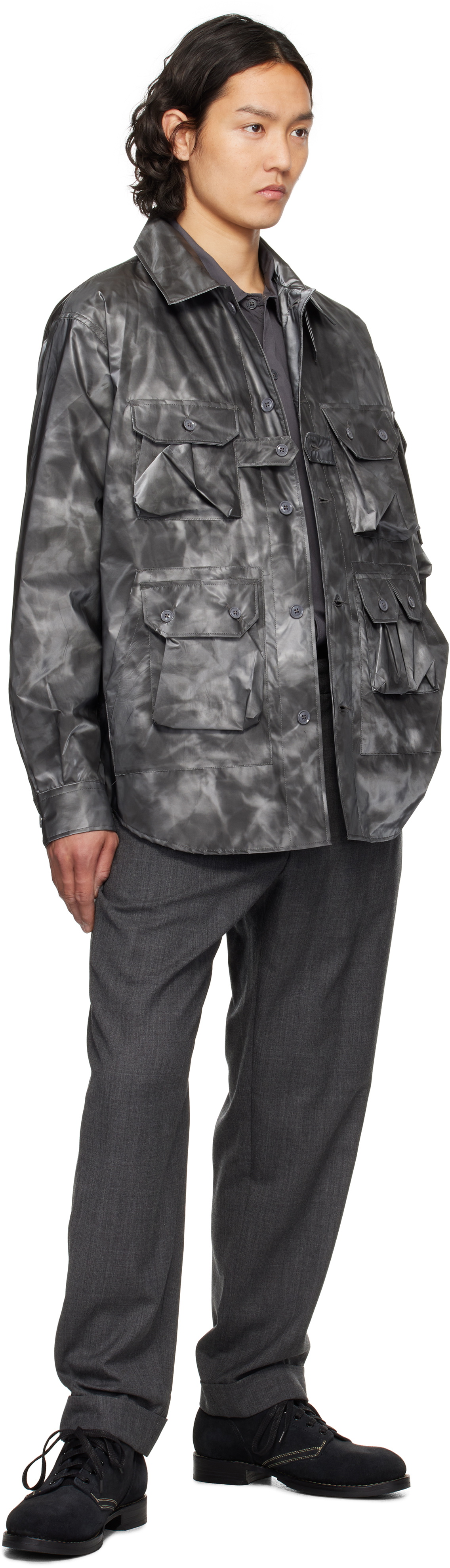 Engineered Garments Gray Explorer Overshirt Engineered Garments