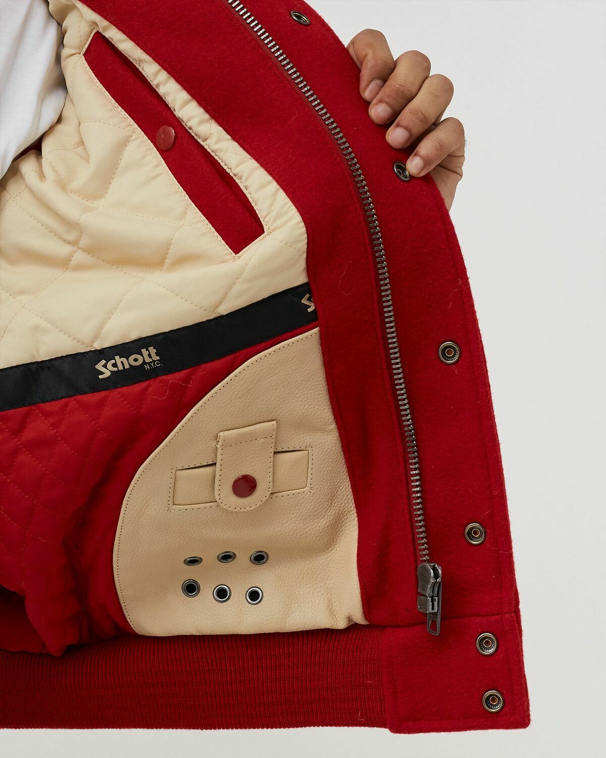 Schott Nyc Lc8705 Multi College Jackets Schott