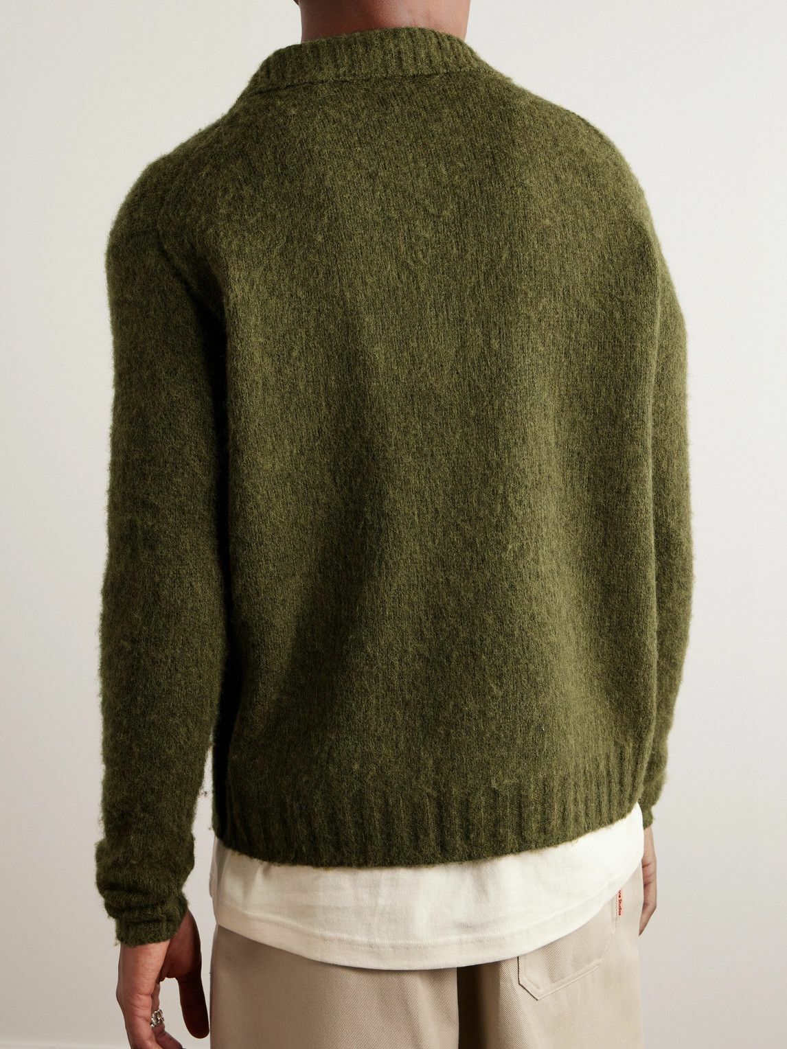 Acne Studios - Kabriel Wool Cardigan - Green Acne Studios