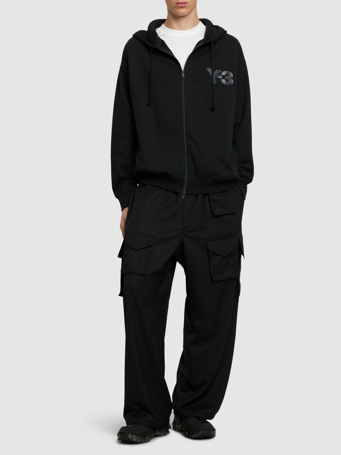Y-3 Logo Zip Hoodie Y-3