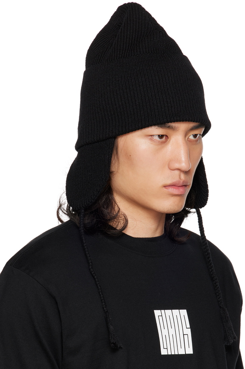 Undercoverism Black Flap Beanie Undercoverism