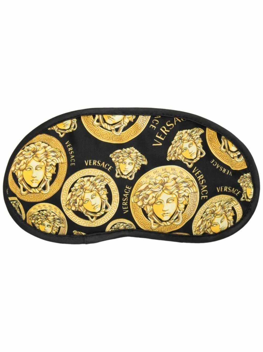 Versace Black Medusa Head Sleep Mask Versace