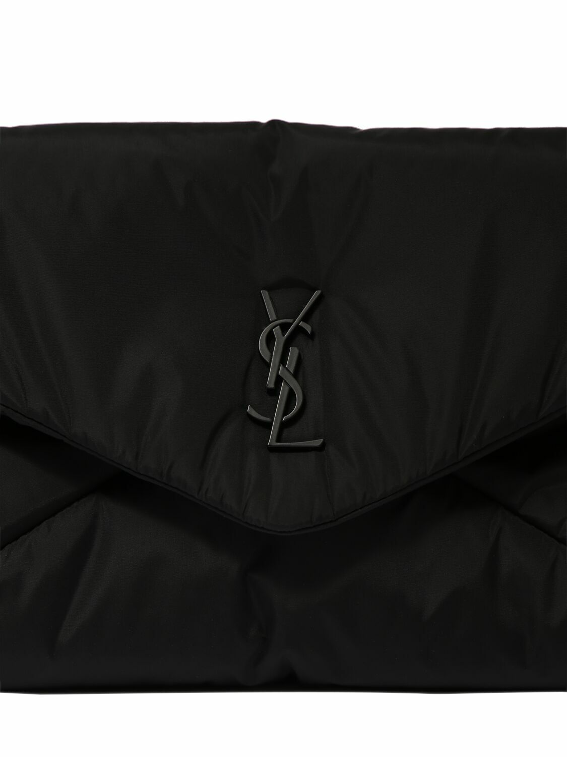 SAINT LAURENT - Ysl Monogram Large Nylon Pouch Saint Laurent