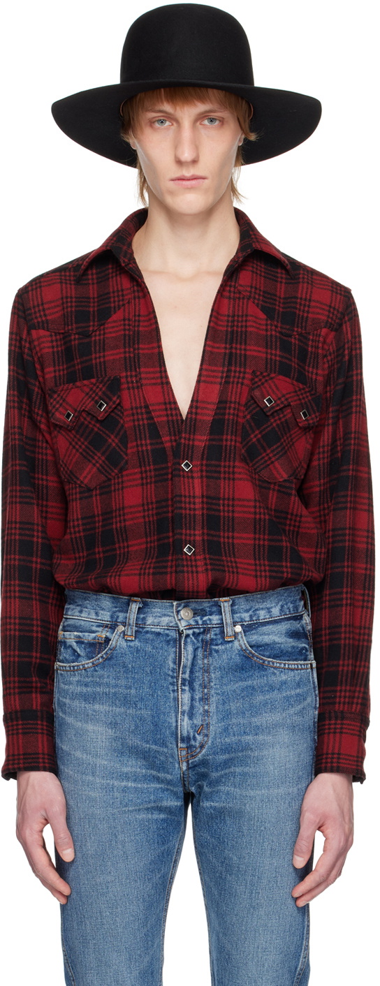 The Letters Red Western Shirt The Letters