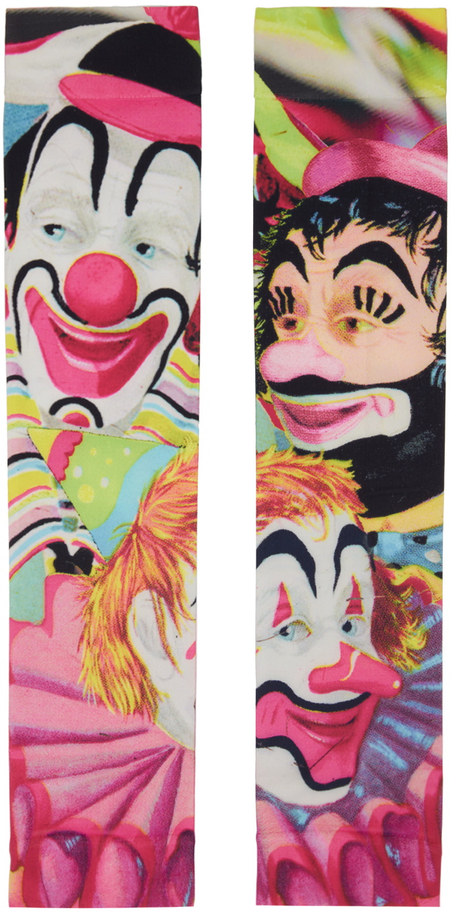 TYT Multicolor 'U Dropped Ur Clown Nose' Arm Warmers TYT